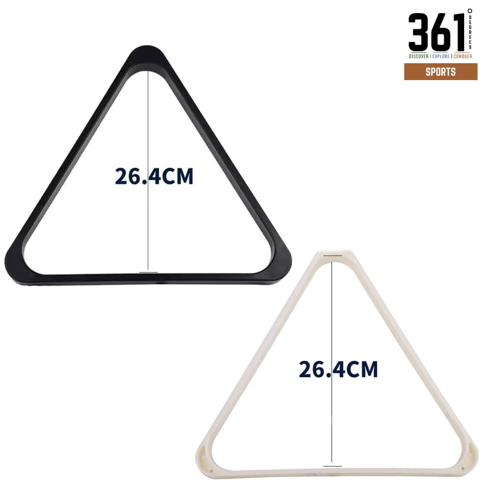 Triangle Rack – 26.4cm | Durable PVC – White or Black | 361 Degrees ...