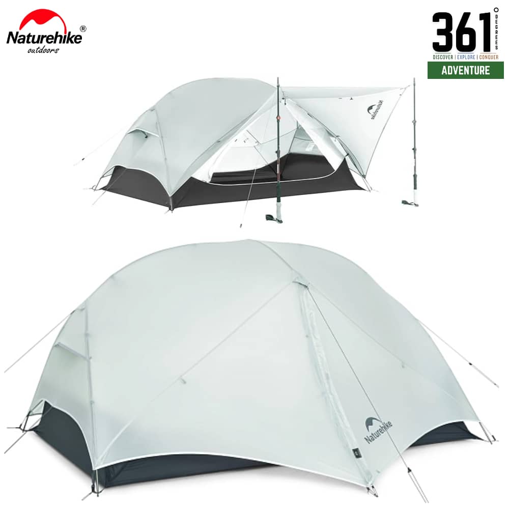 Naturehike Mongar UL Hiking Tent – Moon Rock Gray 2 Person | 361 ...